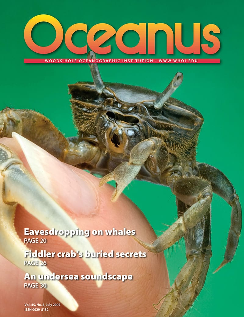 Vol. 45, No. 3, July 2007 – Woods Hole Oceanographic Institution