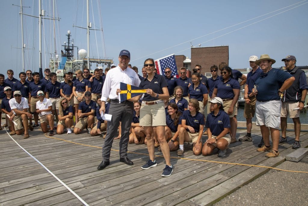 U.S Naval Academy (USNA) vessels dock at Woods Hole Oceanographic Institution (WHOI) – Woods ...