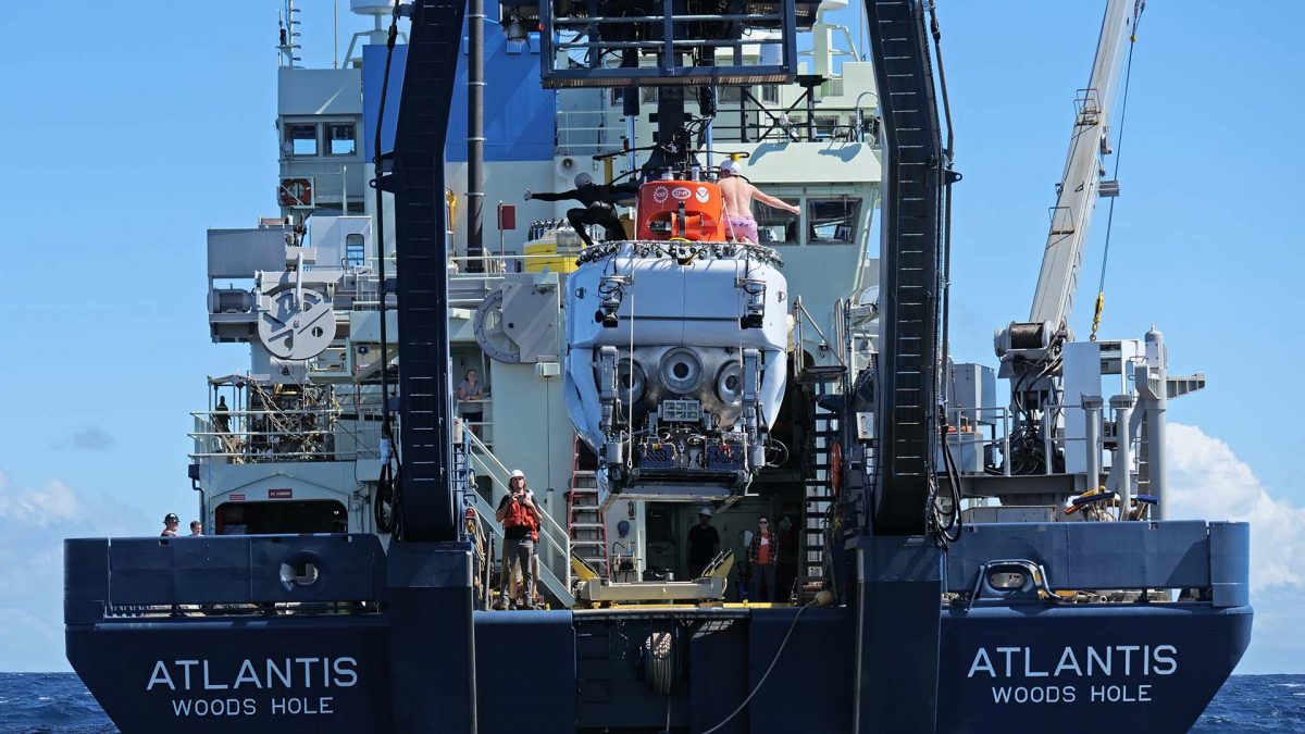 HOV Alvin temporarily halts engineering test dives