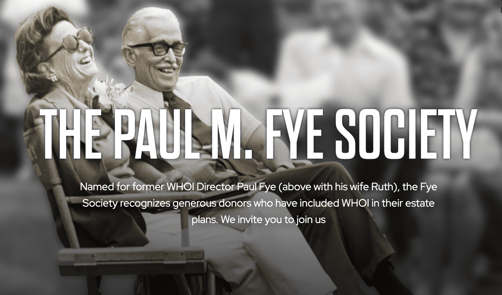 Fye Society - Woods Hole Oceanographic Institution