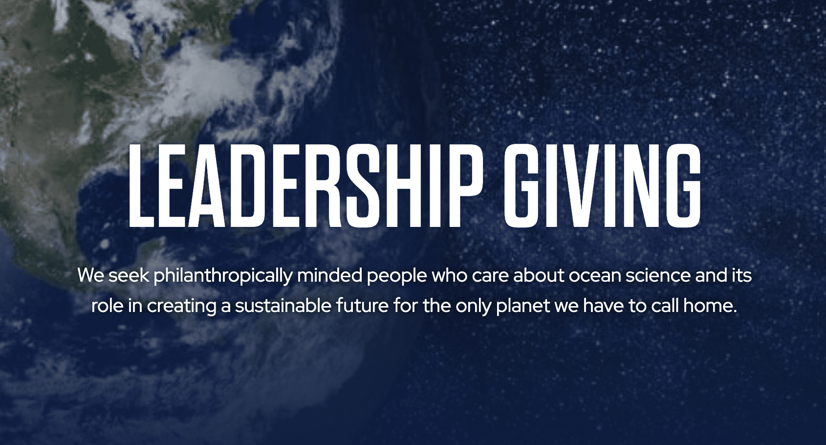 Leadership & Giving Circles - Woods Hole Oceanographic Institution