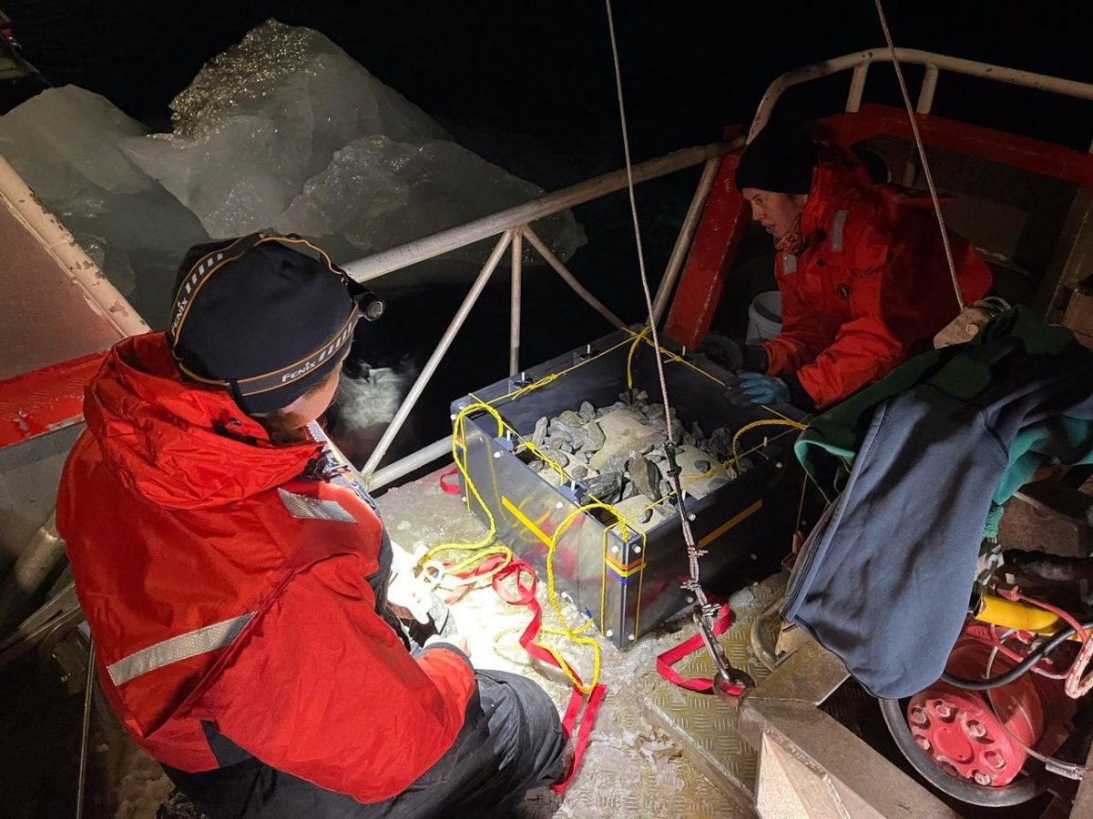 Filming in the Arctic Night - Woods Hole Oceanographic Institution
