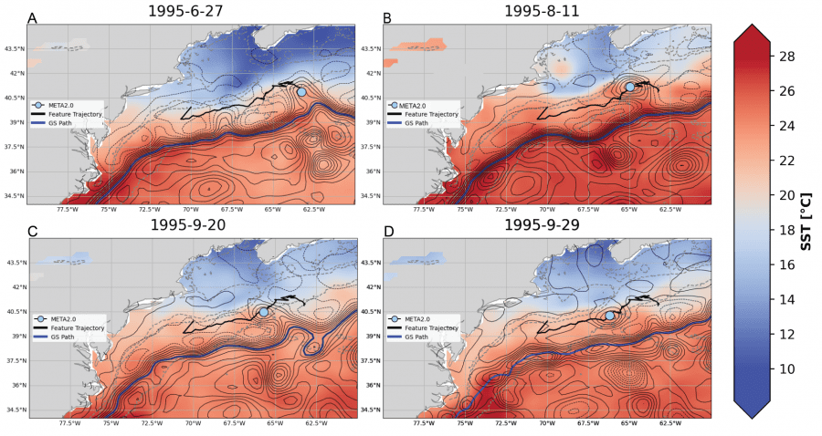 Is the regime shift in Gulf Stream warm core rings detected by ...
