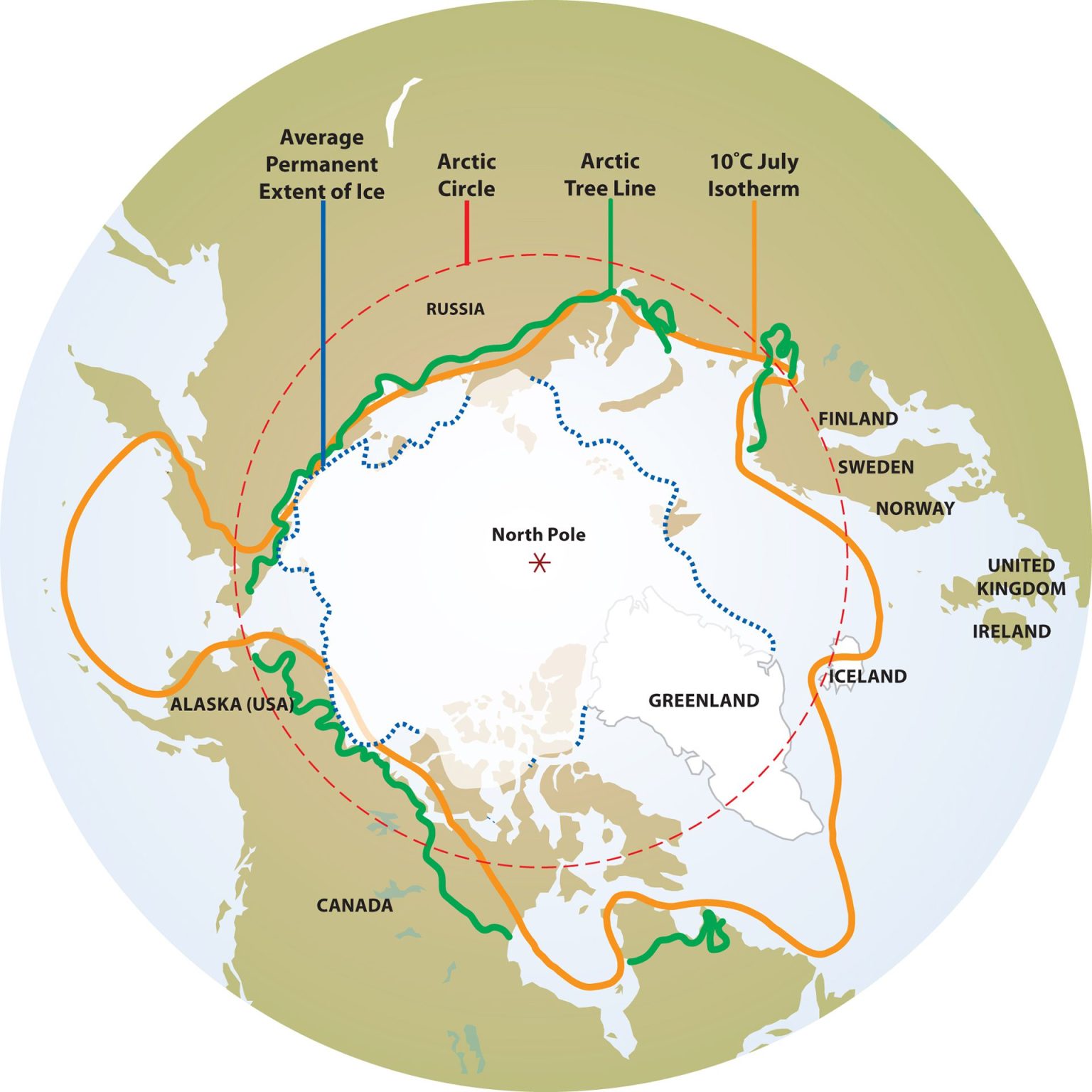 Boundaries of the Arctic region – Woods Hole Oceanographic Institution